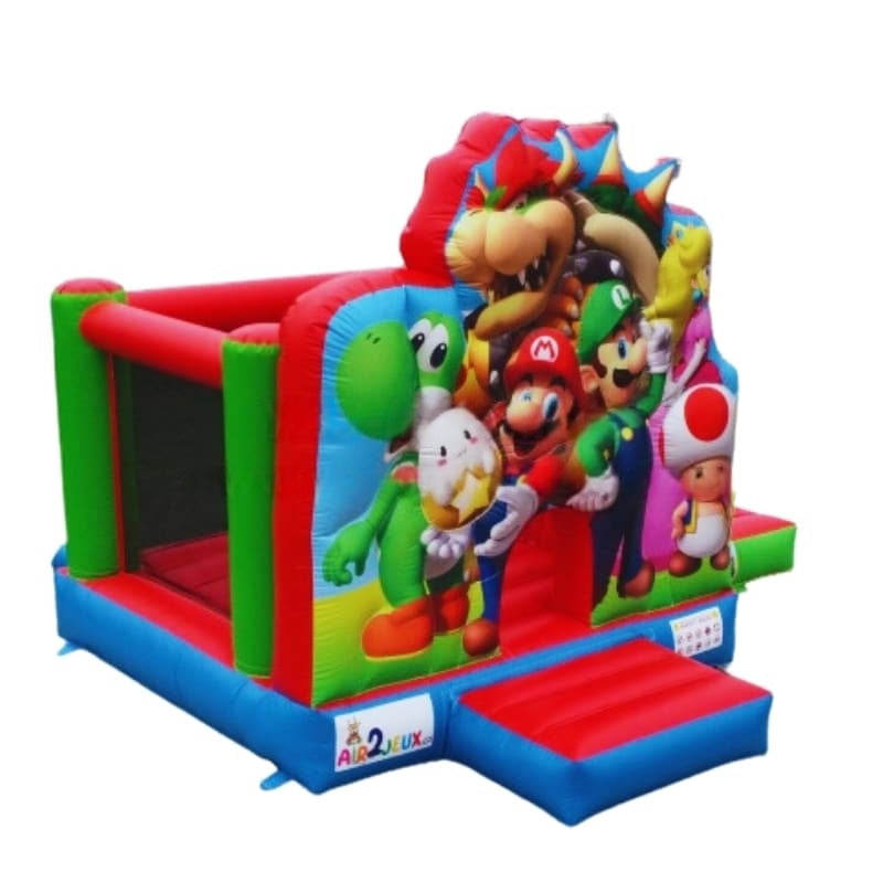 Vente château gonflable combo "super Mario" – Corsica gonflable